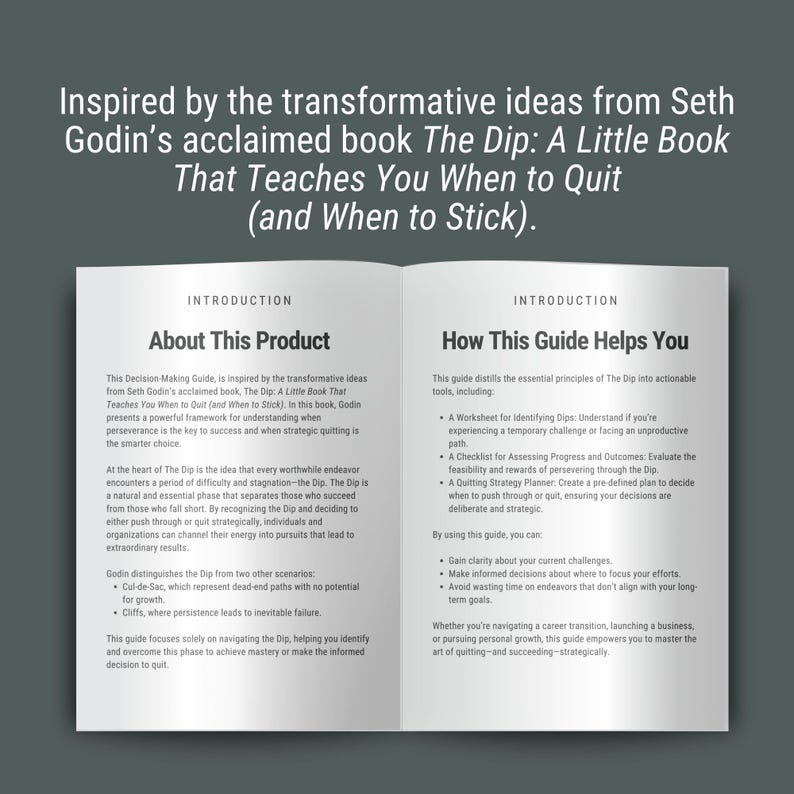 Step by Step Perseverance Guide, Strategy Plan, Make Decision Workbook ...