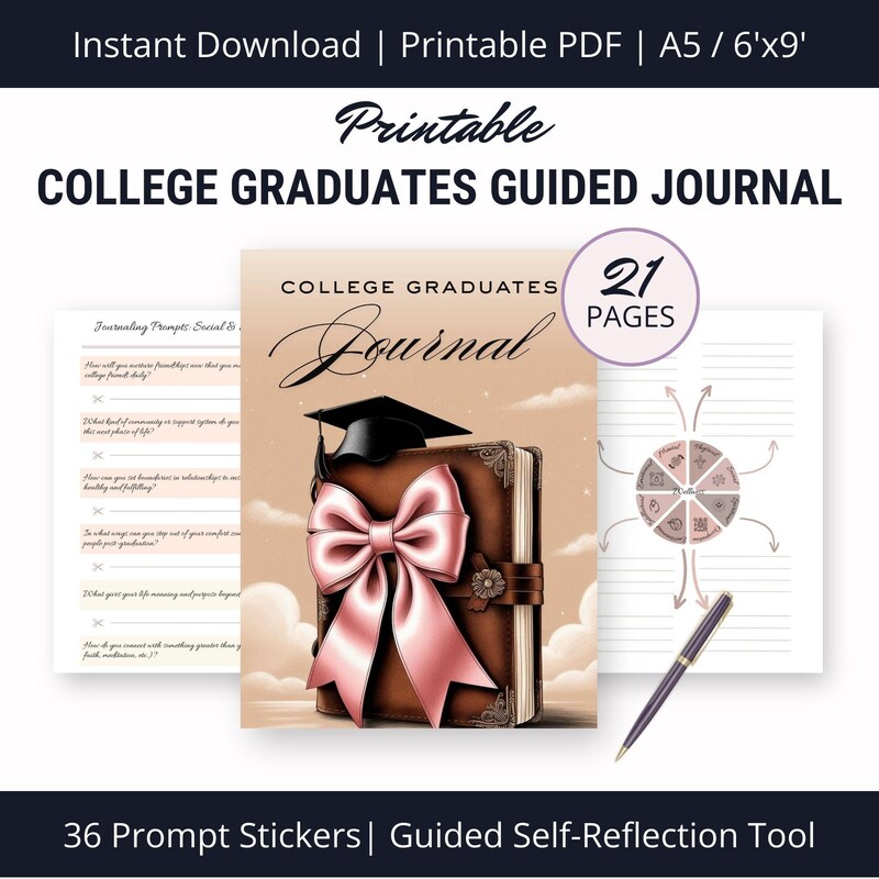Graduate Journal Template - Etsy UK
