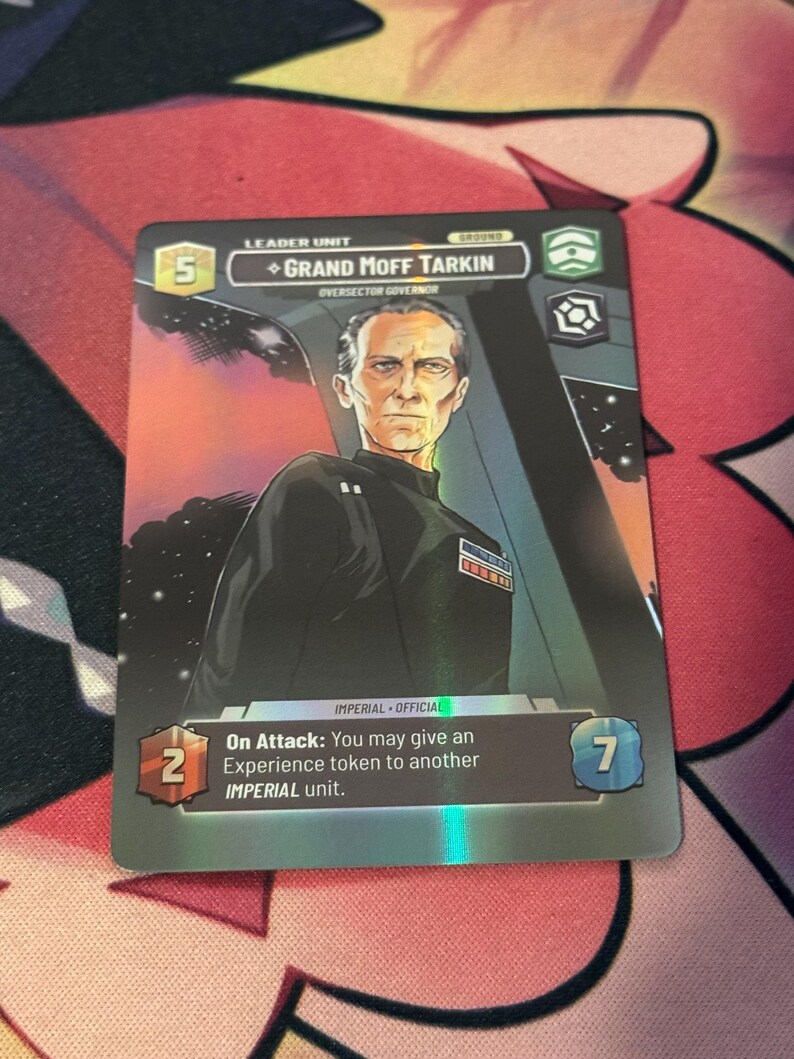 Grand Moff Tarkin Oversector Governor showcase Spark of Rebellion SOR ...