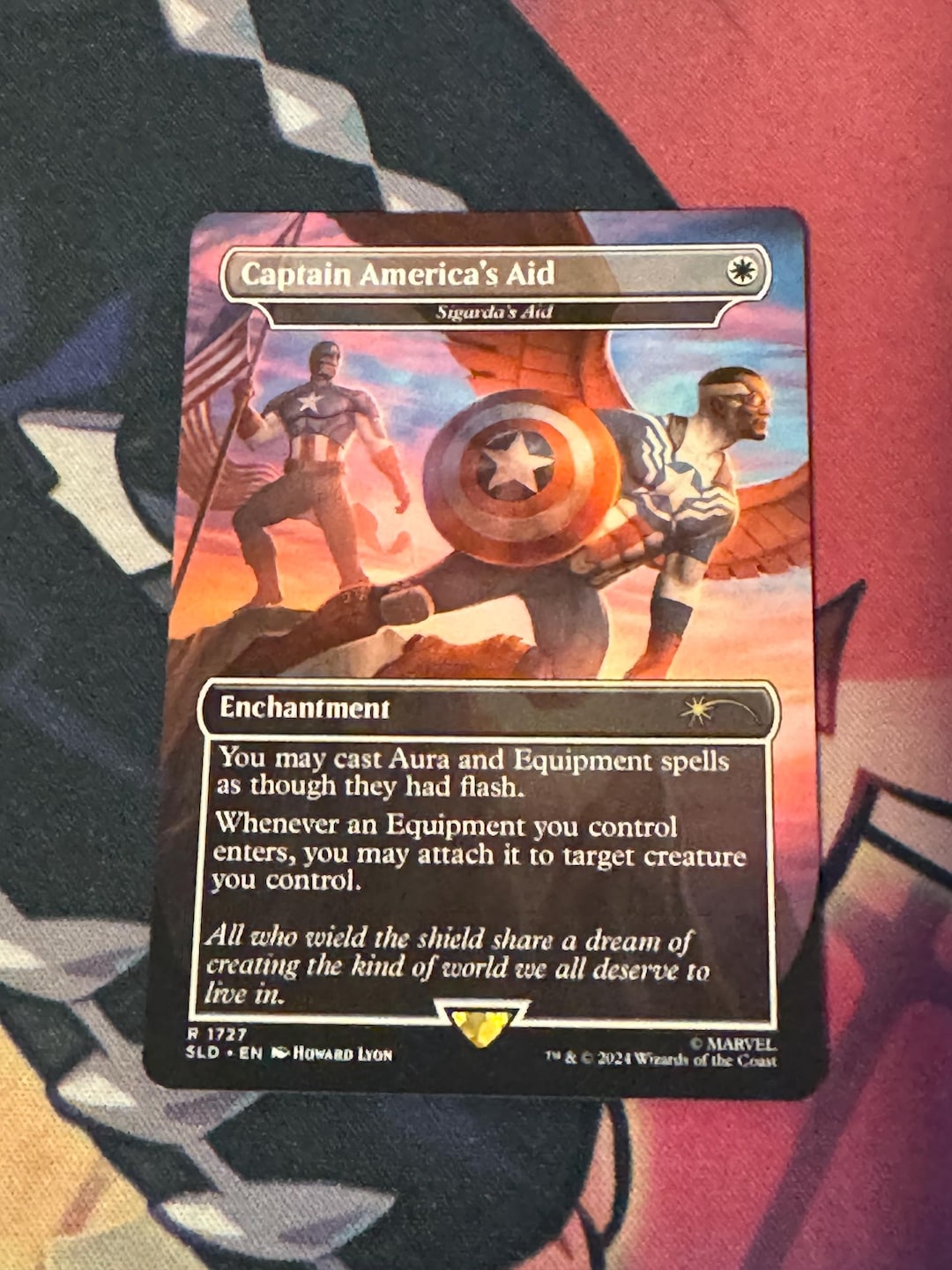Magic the Gathering: Captain Americas Aid sigardas Aid 1727 Secret Lair ...