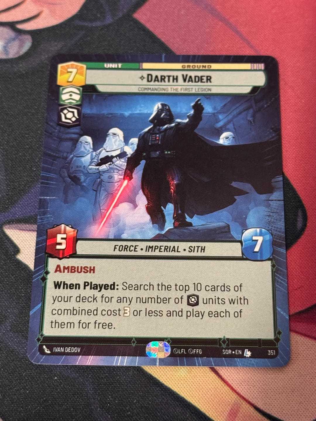 Star Wars Unlimited: Darth Vader - Commanding the First Legion ...