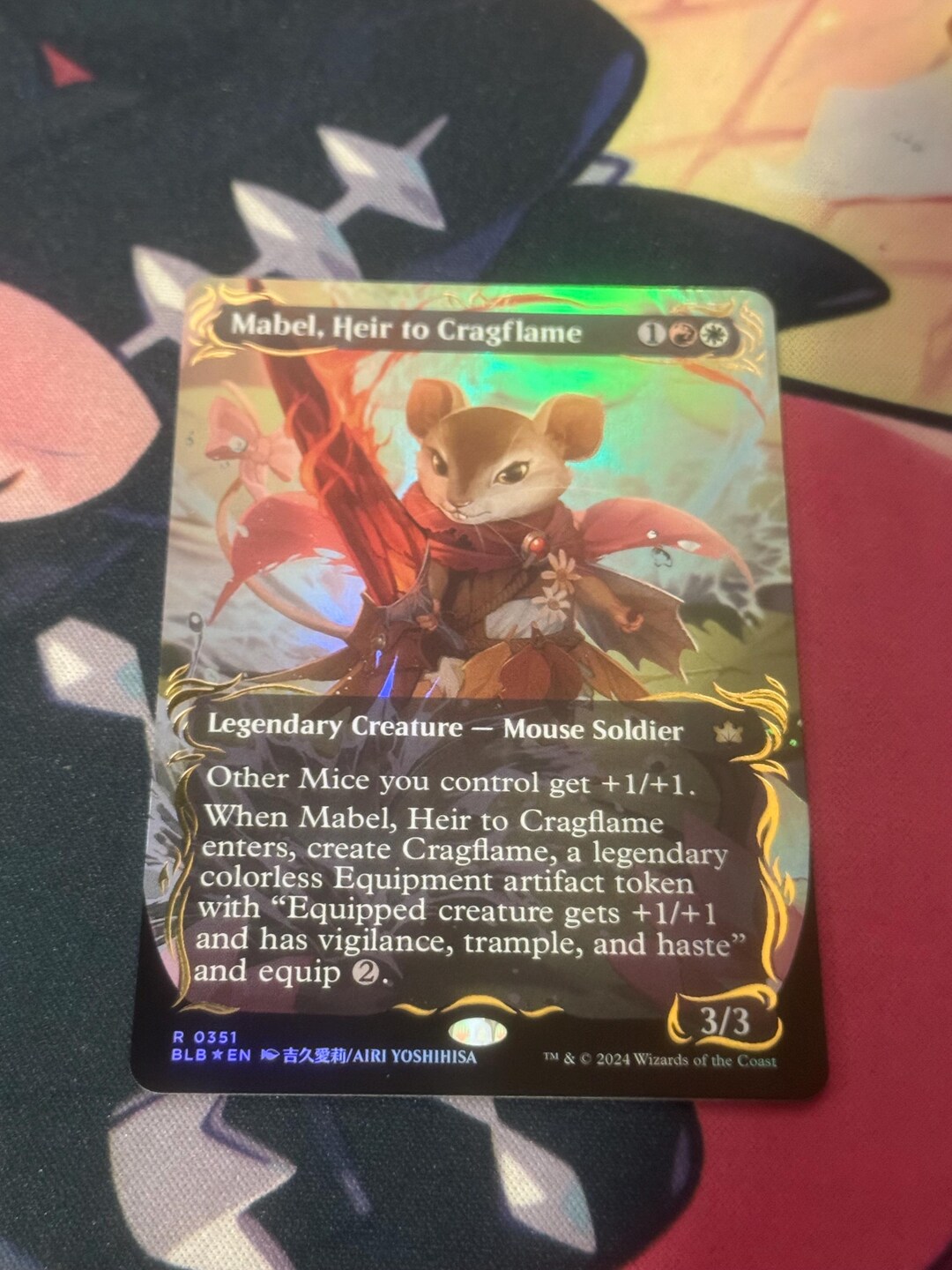 Magic the Gathering: Mabel, Heir to Cragflame 0351 BORDERLESS Raised ...