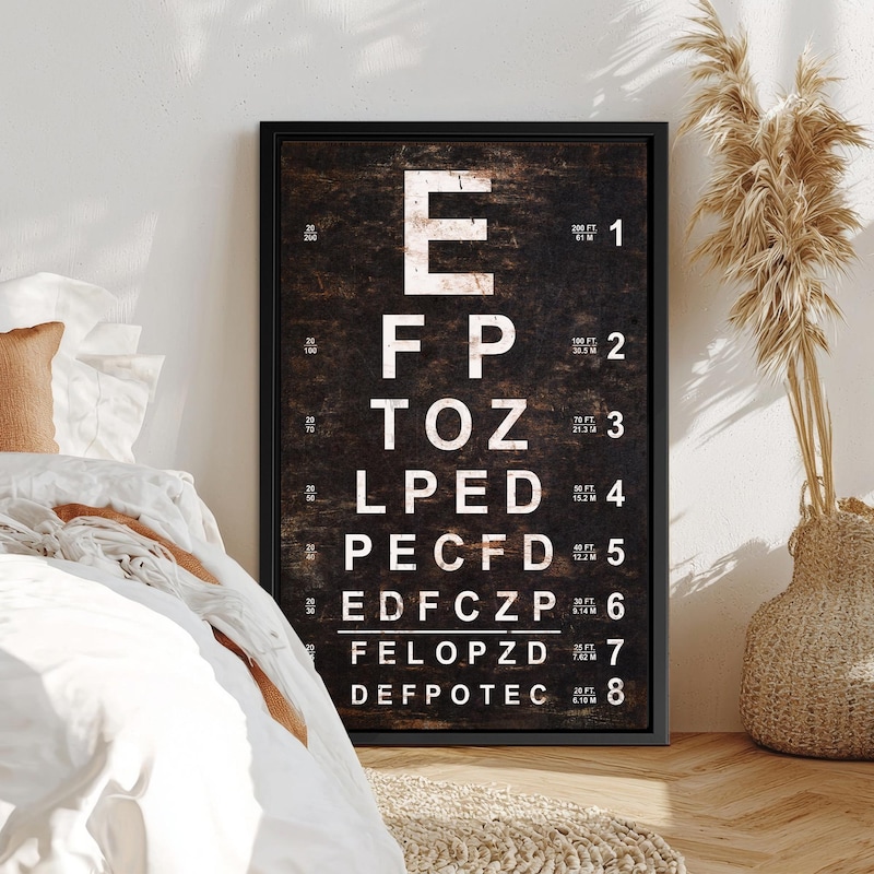Vintage Eye Chart - Etsy