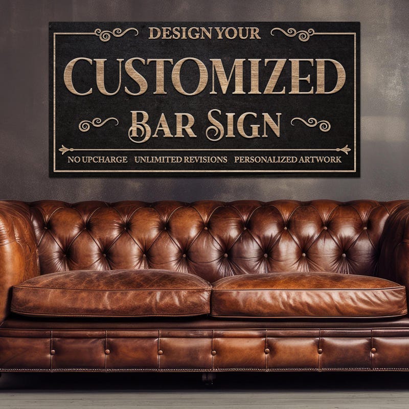 Custom Made Home Bars - Etsy