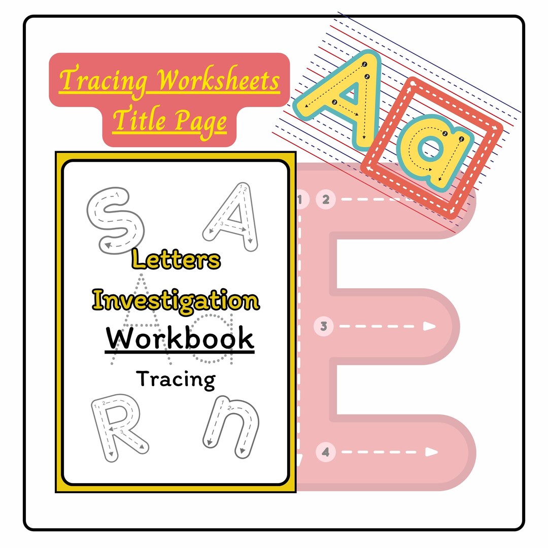 ABC Tracing Digital Worksheets, Alphabet Tracing Worksheets, Letter ...