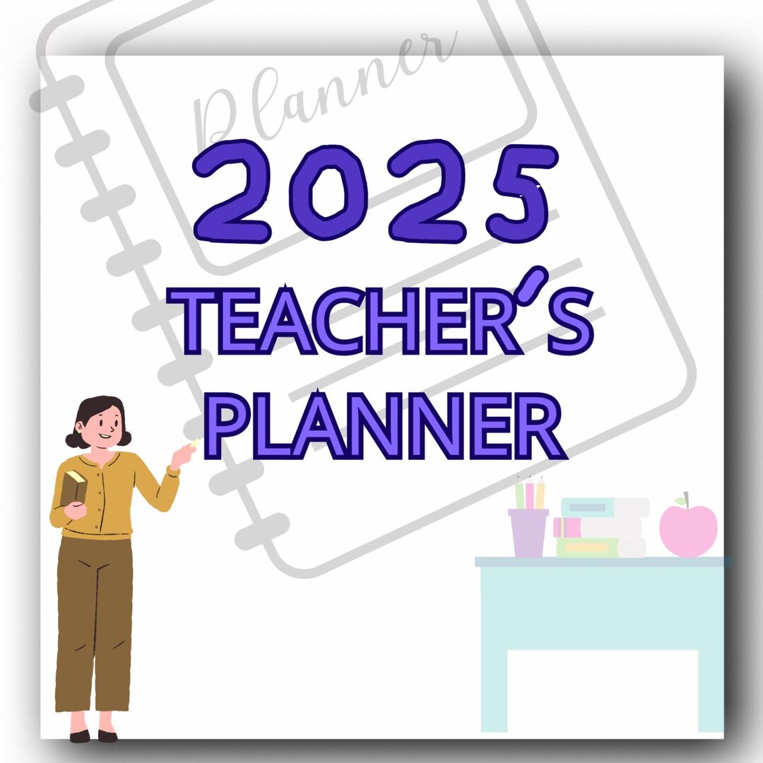 2025 Teacher's Planner: Digital Lesson Planner (PDF) - Etsy