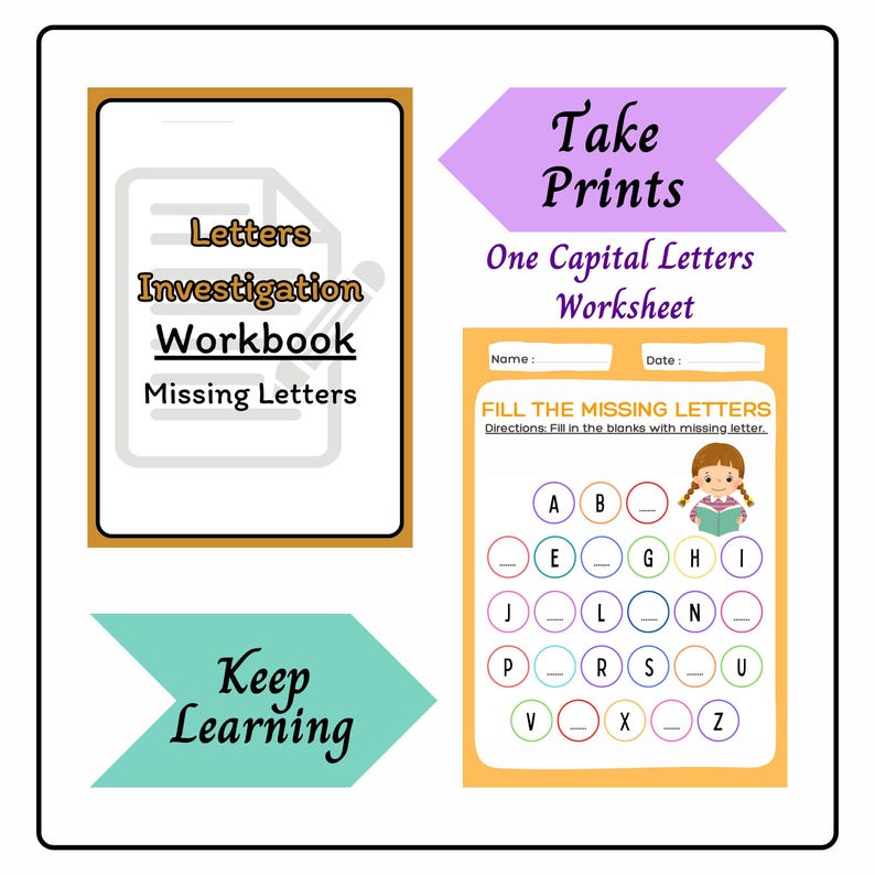 Missing Alphabets Worksheets, Alphabets Tracing Worksheets, K. Garten ...