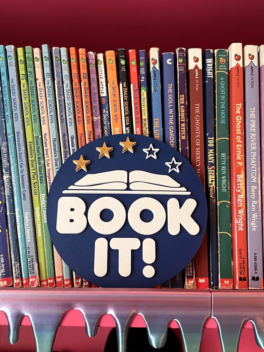 BOOK IT! Logo Sign - Etsy