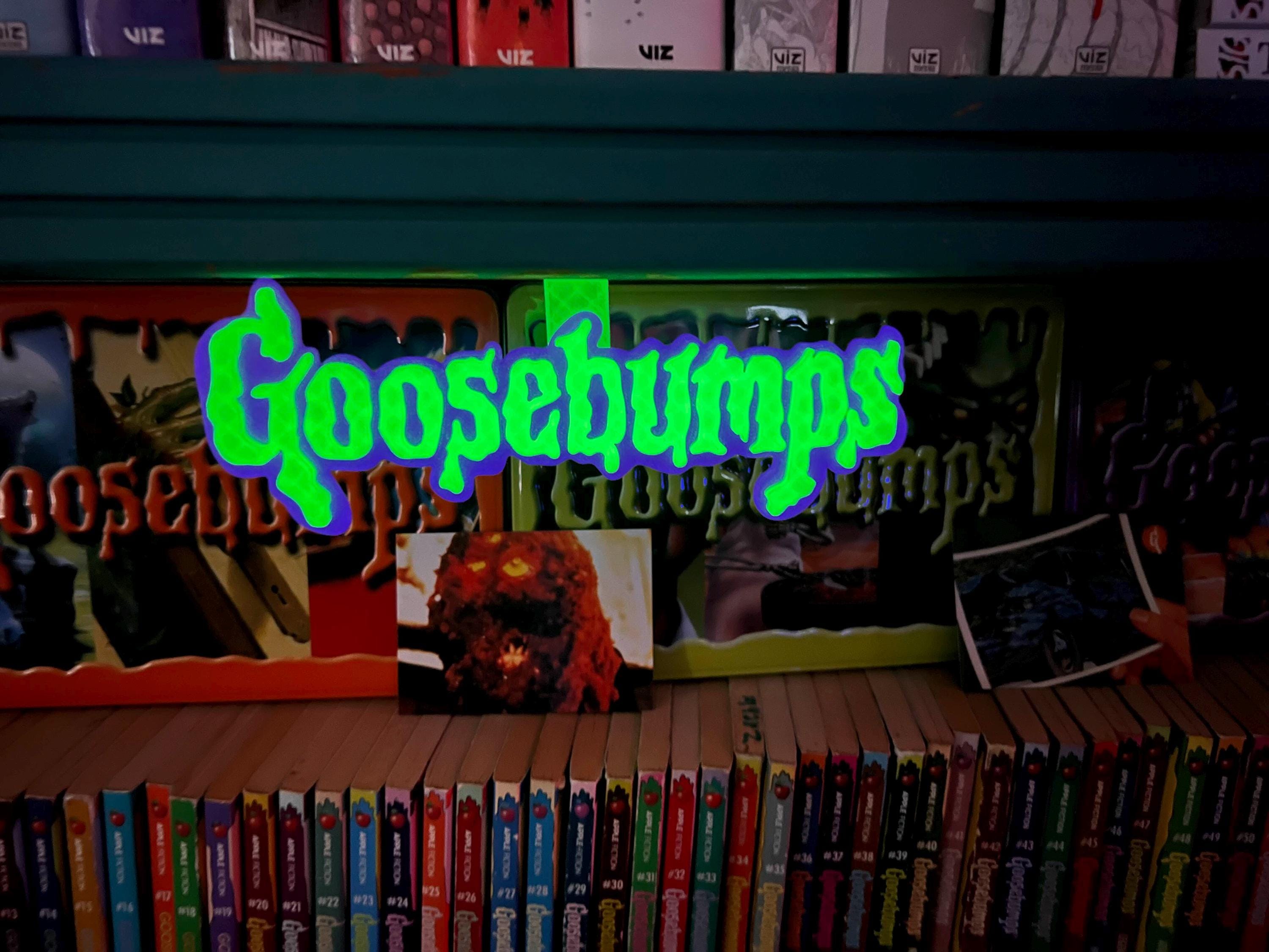 Glow in the Dark Goosebumps Sign - Etsy