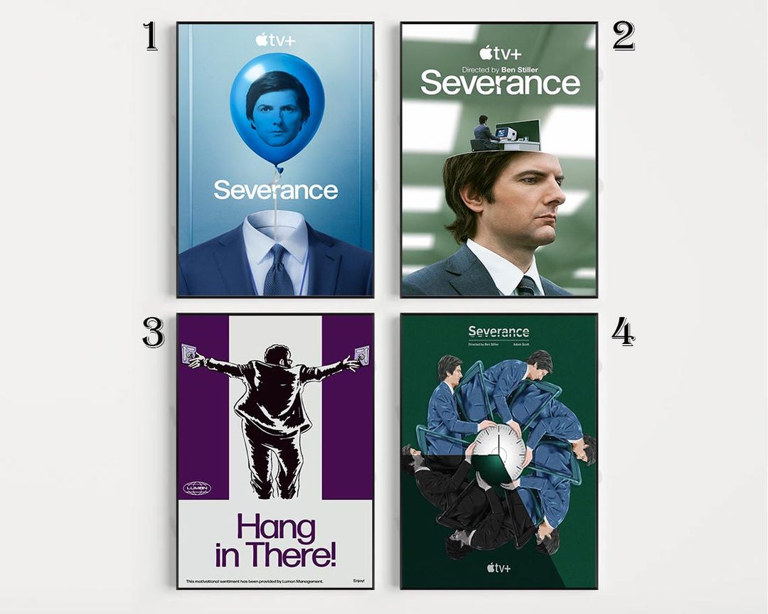 Severance-hang in There Poster Unframe Movie Print TV Series Lumon the ...