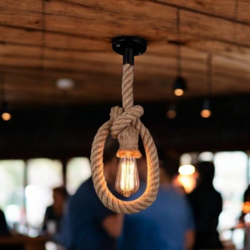 Rope Lamp - Etsy