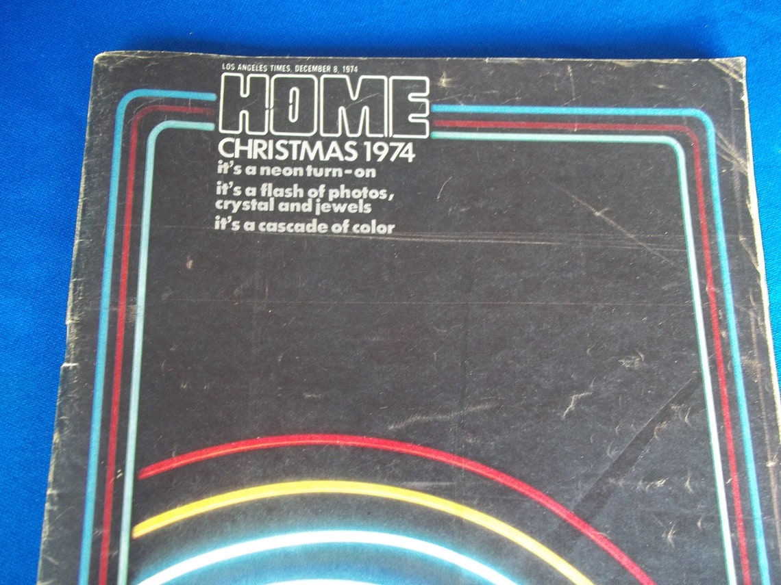 Original December 1974 Los Angeles Home Magazine Christmas - Etsy