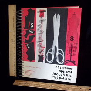 Original Vintage 70's Sewing and Pattern Making Book Designing Apparel ...