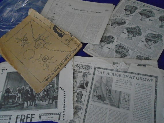 Lot Antique Old Paper Sears Catalog and Remnants of Other | Etsy