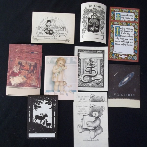 Vintage Book Plates - Etsy