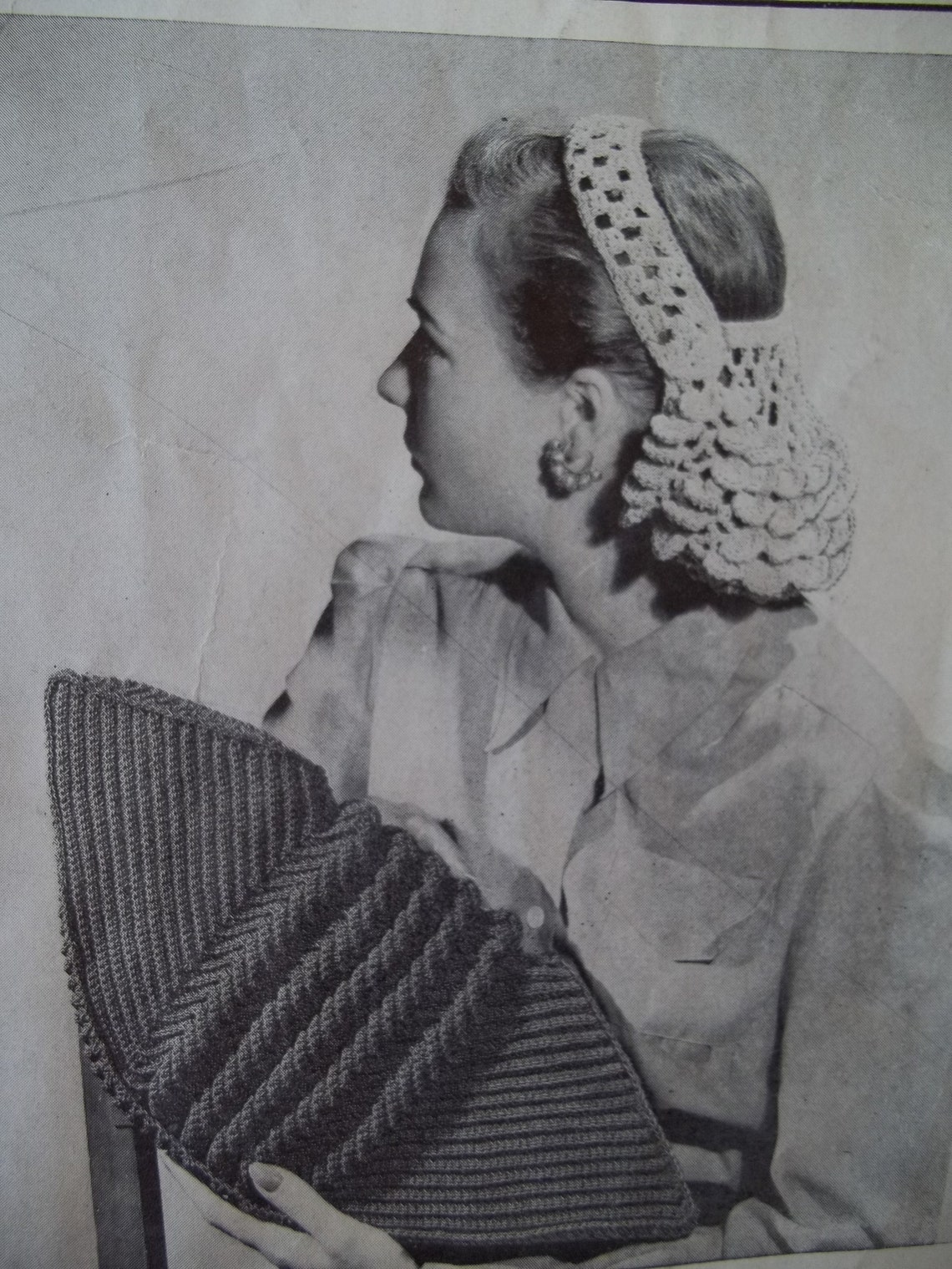 Original Vintage World War 2 Hats and Purses 1944 Date Crochet - Etsy