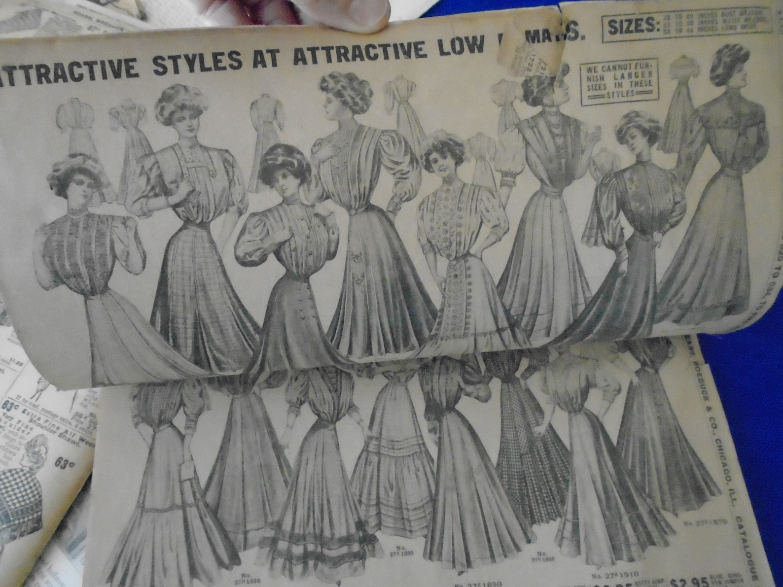 Lot Antique Old Paper Sears Catalog and Remnants of Other | Etsy