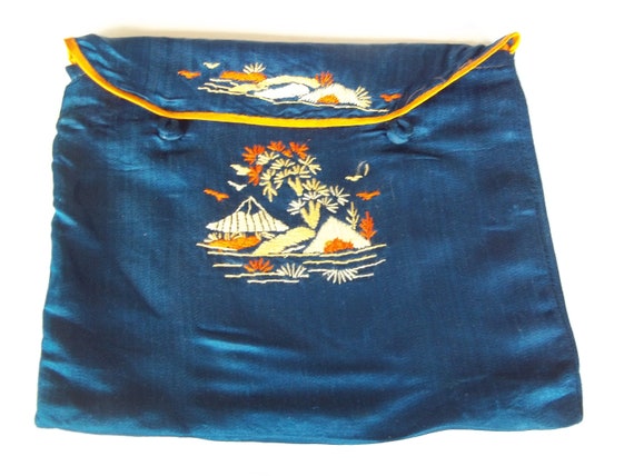 Antique original Mt Fiji Handkerchief Napkin Hose Hol… - Gem