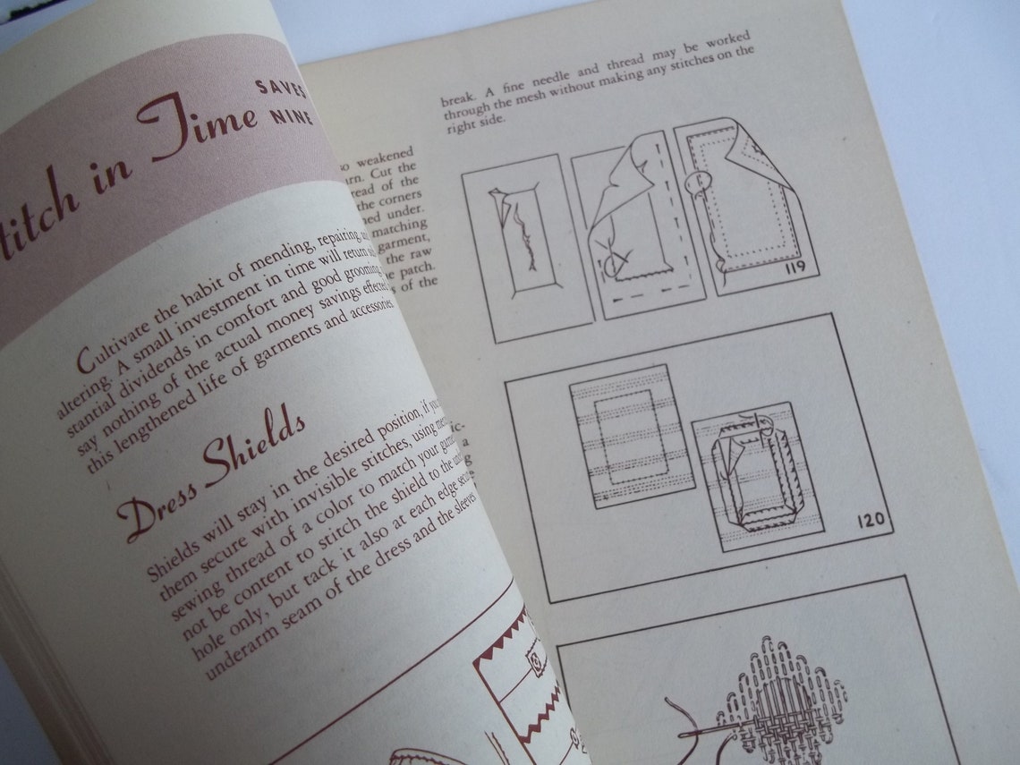 Vintage Sew Save Sewing Secrets Booklet Spool Co Dated 1941 How To - Etsy