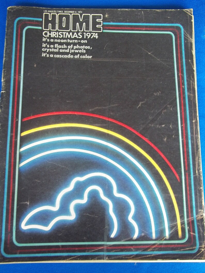 Original December 1974 Los Angeles Home Magazine Christmas - Etsy