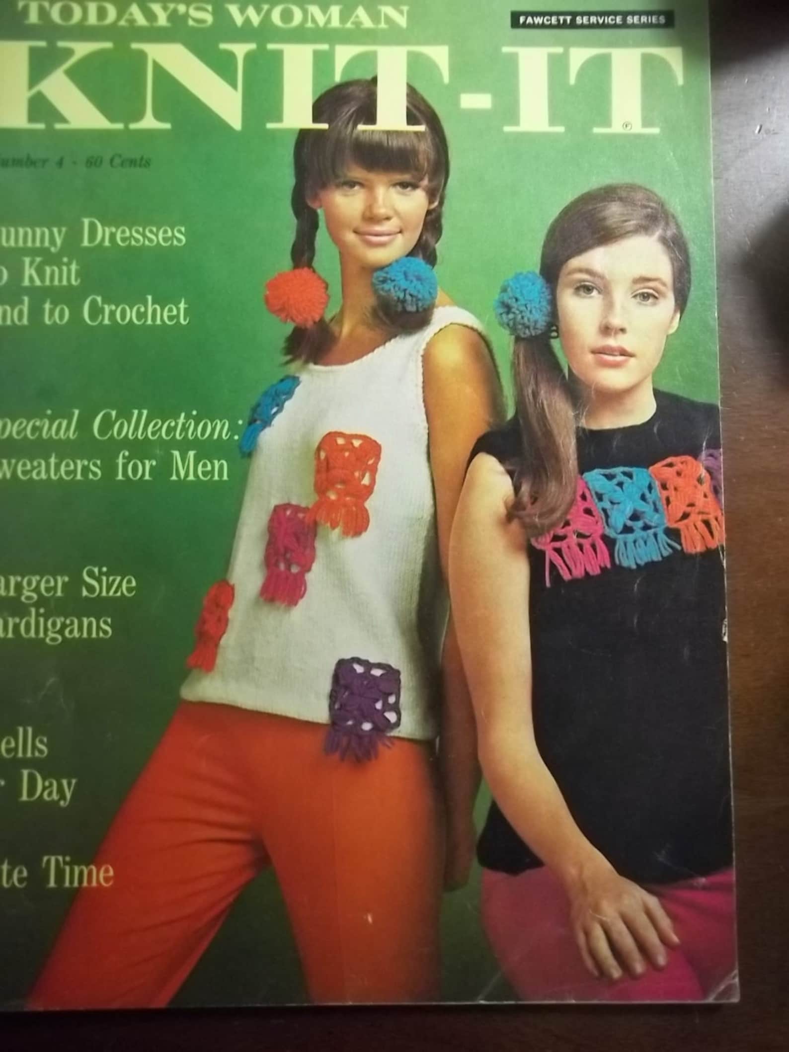 Original Vintage 1967 Knitting Magazine Knit it - Etsy