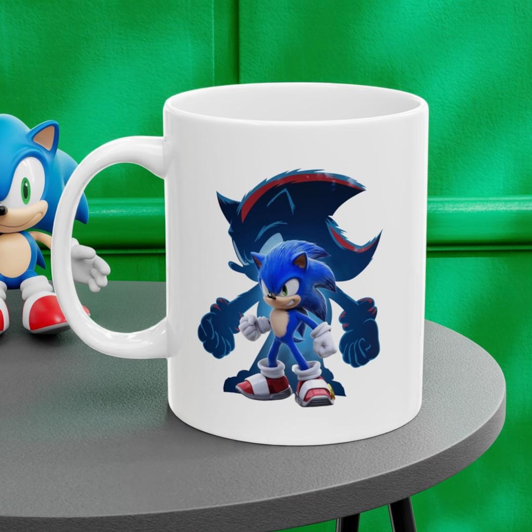 Sonic & Shadow the Hedgehog Mug: Gaming Enthusiast Gift - Etsy