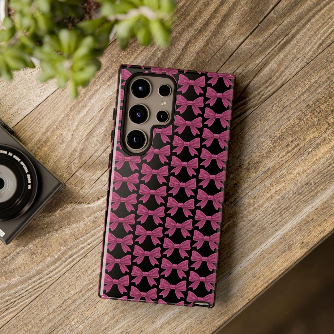 Pink Bow Samsung Case: Coquette Y2K Phone Cover - Etsy