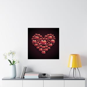 Poster - Heart of Hearts Design - Etsy