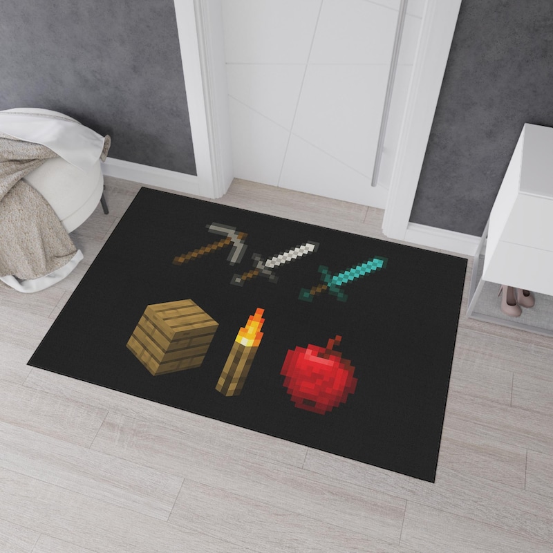 Minecrafts Rug - Etsy