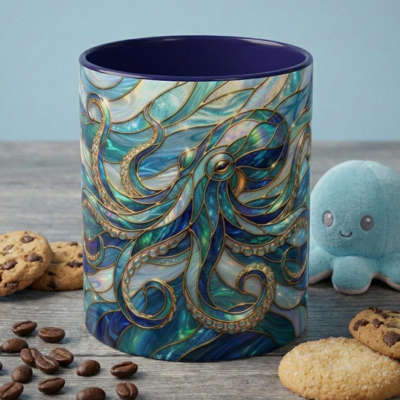 Glass Blown Mugs Decor - Etsy