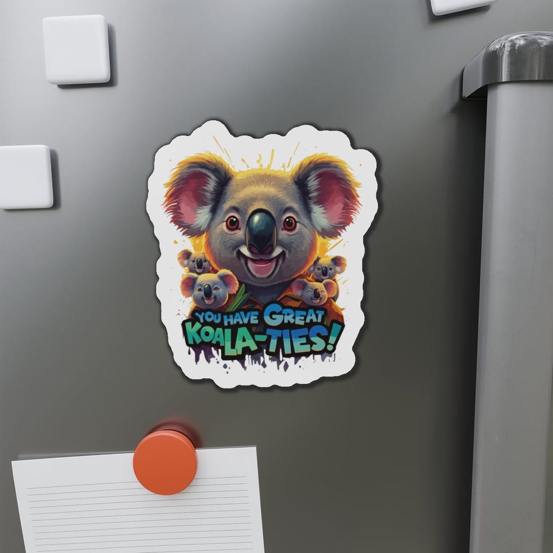 Koala Magnet: Positive Message Fridge Decor - Etsy
