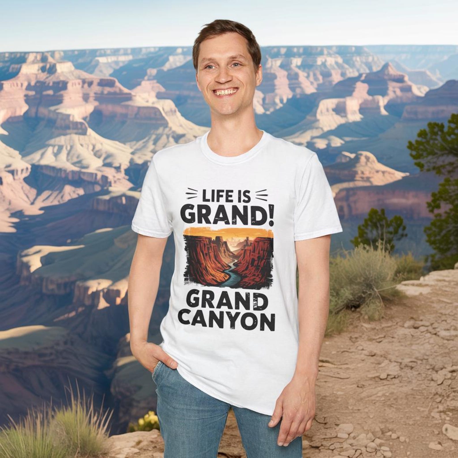Grand Canyon T-shirt: Arizona Nature, Hiking Apparel - Etsy