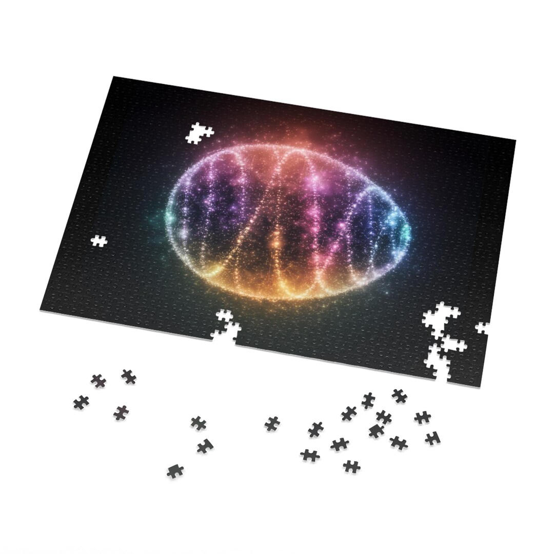 Cosmic Easter Egg Glow Jigsaw Puzzle Easter Puzzle Easter Game Easter ...