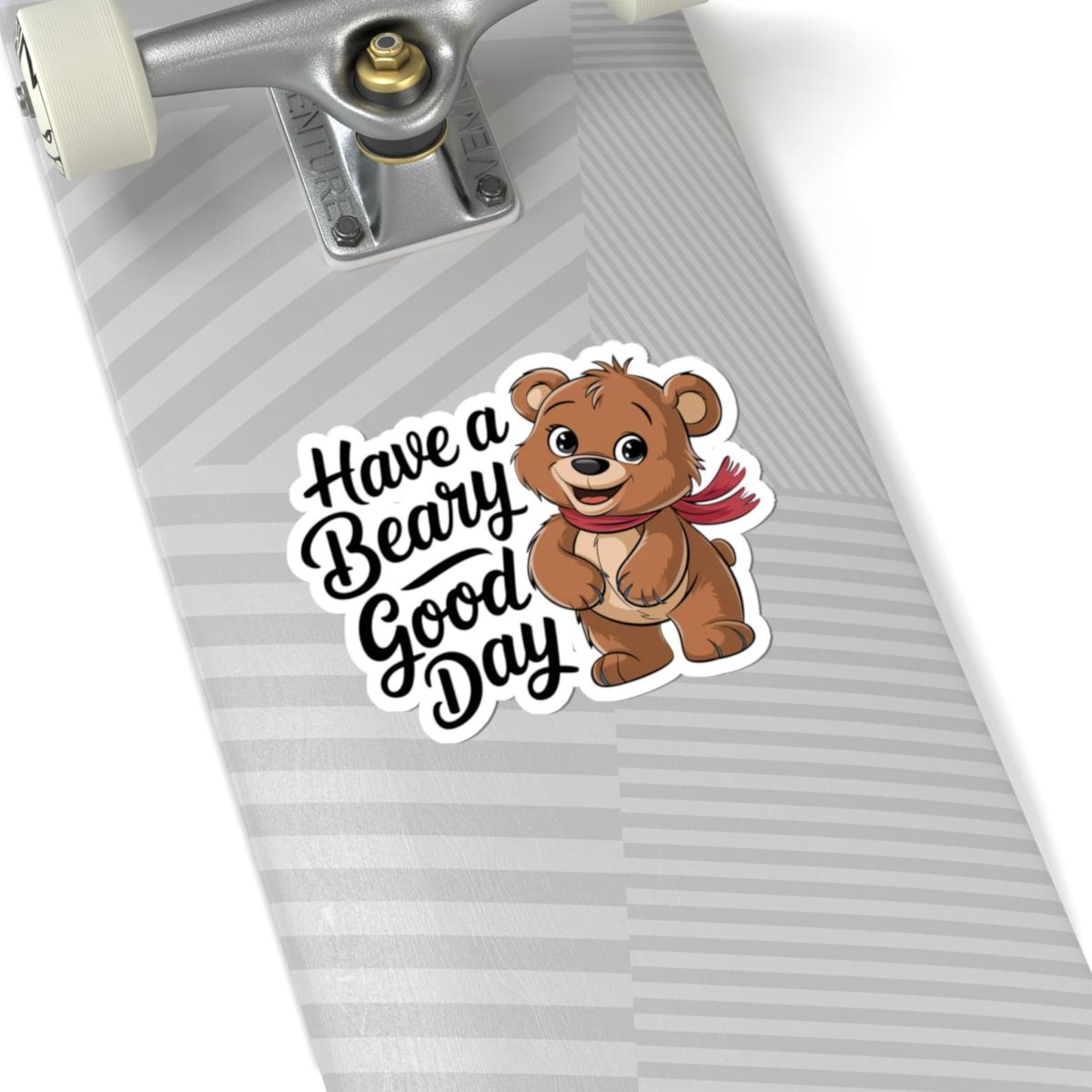 Sticker - 'have a Beary Good Day' Pun Bear Design - Etsy