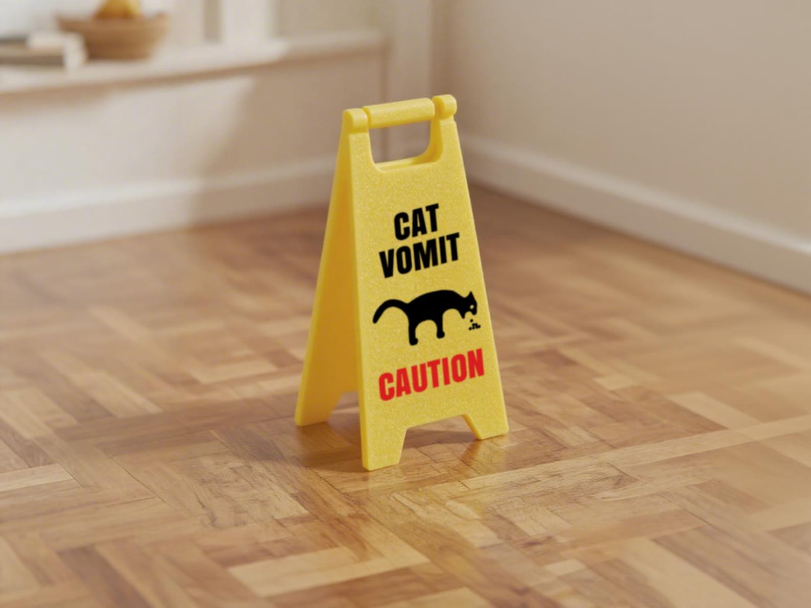 Personalized Mini Wet Floor Signs,gag Gift,funny Small Sign,funny Cat ...
