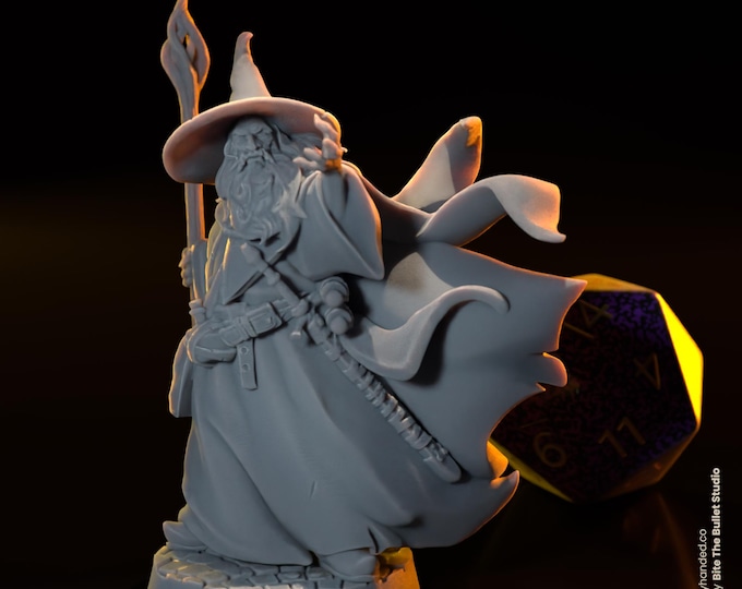 Jungle Wizard Leader Miniature Boss Mini Dungeons and Dragons Mini RPG ...