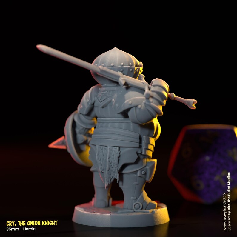 Siegward Onion Knight Dark Souls RPG 35mm Miniature - Etsy