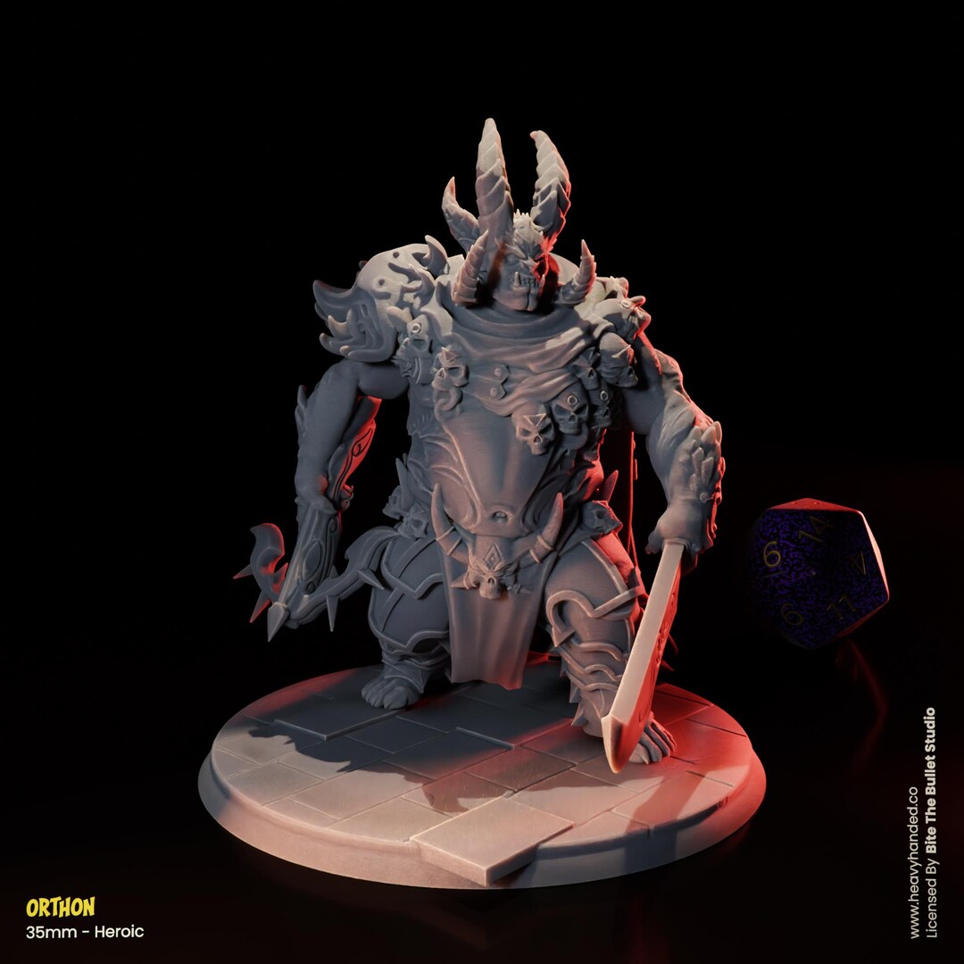 Orthon Devil D&D Tabletop RPG 32mm Miniature - Etsy
