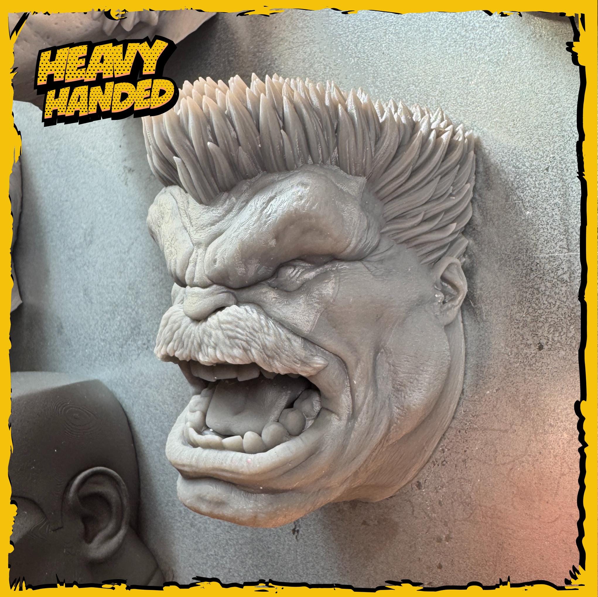 Red Gamma Goliath Comic Book Fan Art Head Magnet - Etsy