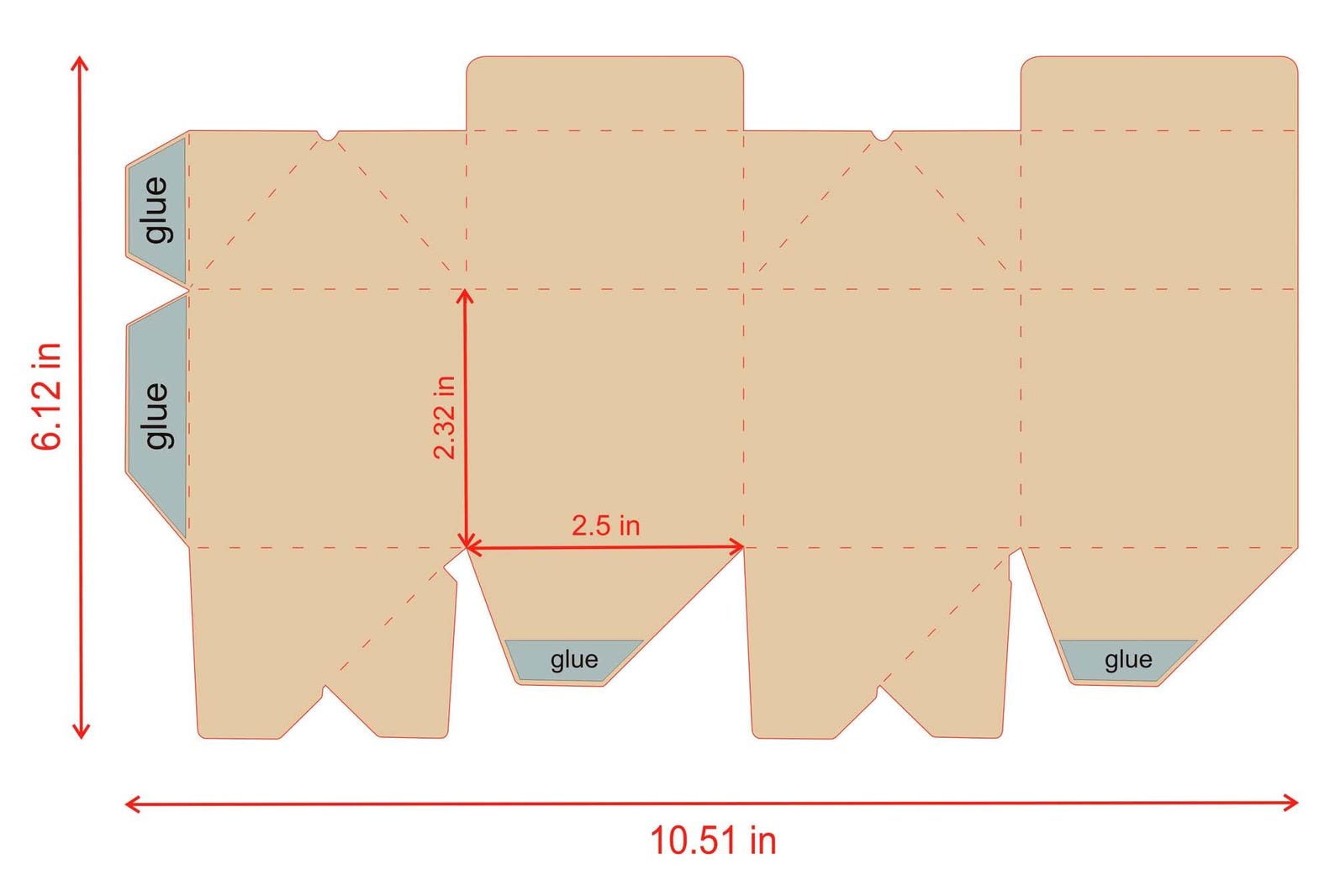 Square Milk Carton Template, DIY Favor Box (svg, Dxf, Pdf, Cdr) - Etsy