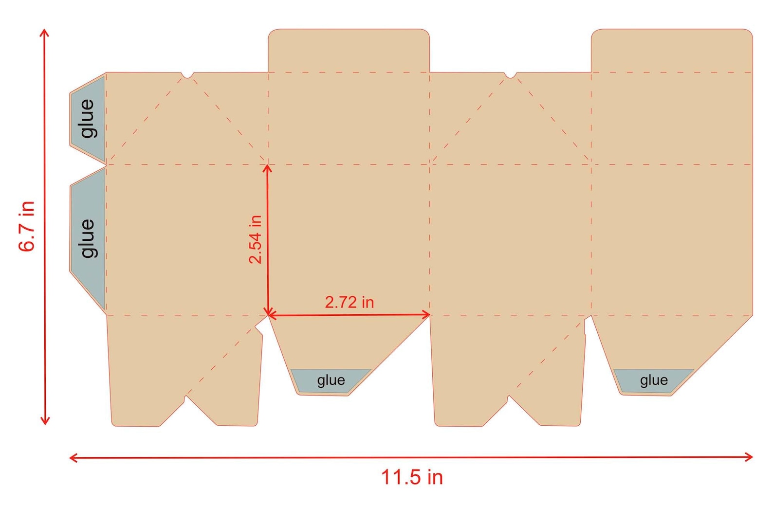 Square Milk Carton Template, DIY Favor Box (svg, Dxf, Pdf, Cdr) - Etsy