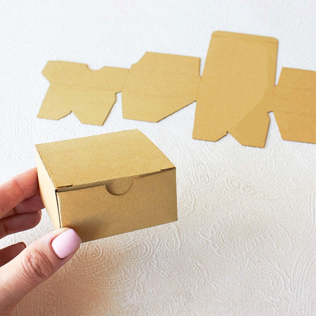 Small Favor Box Template, Square Pastry Box, Cricut, Laser Cut (dxf Pdf ...