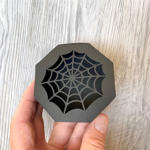 Spider Web Gift Box With Lid Octagonal Template Svg, Cricut Halloween ...