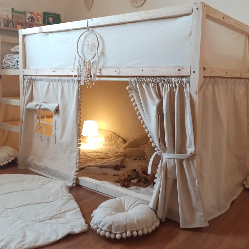 Bunk Bed Curtain for Girls - Etsy Canada