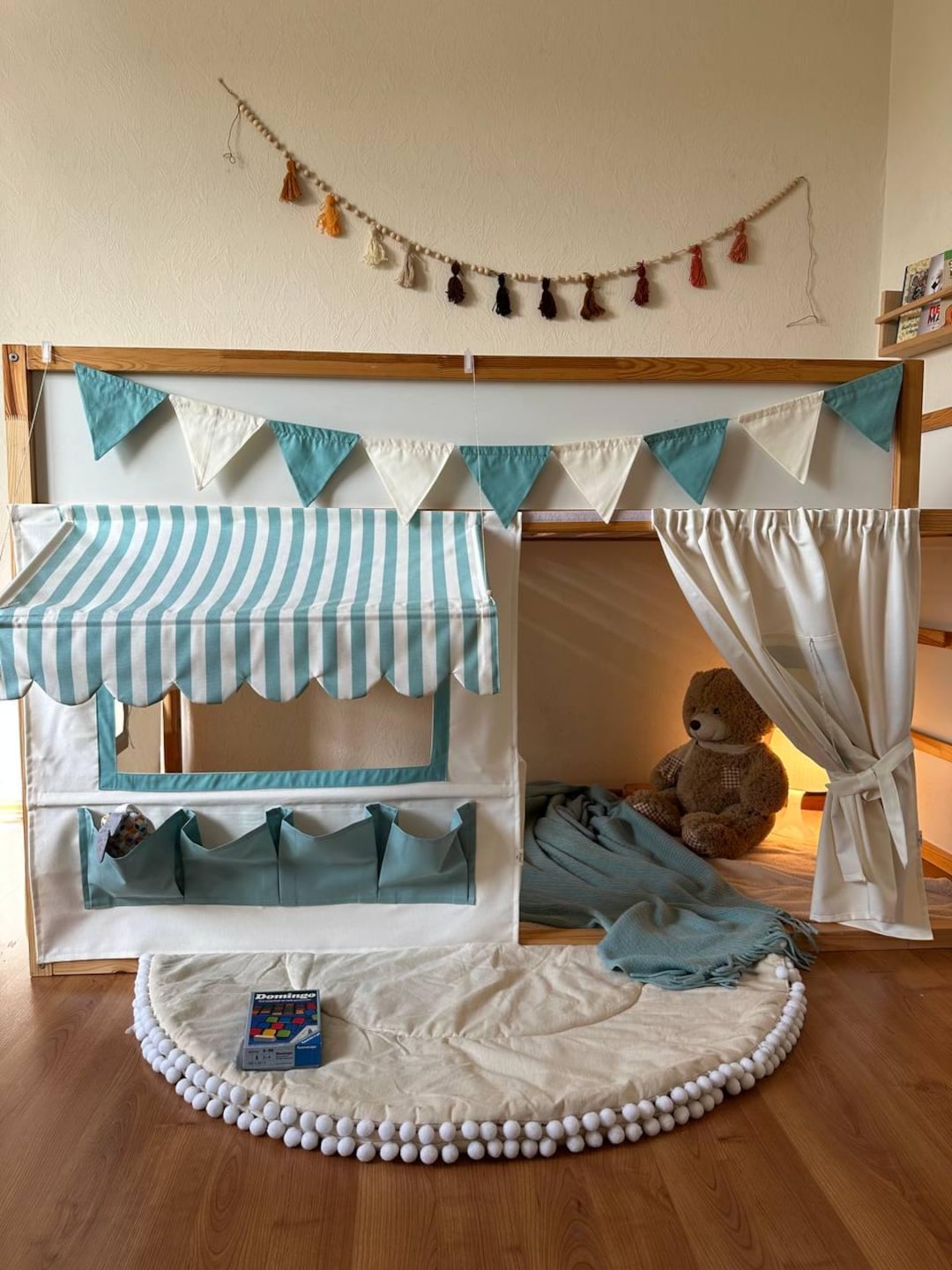 Rideau mentol Ikea Kura/ Rideau pour lit superposé/ Accessoires de lit ...