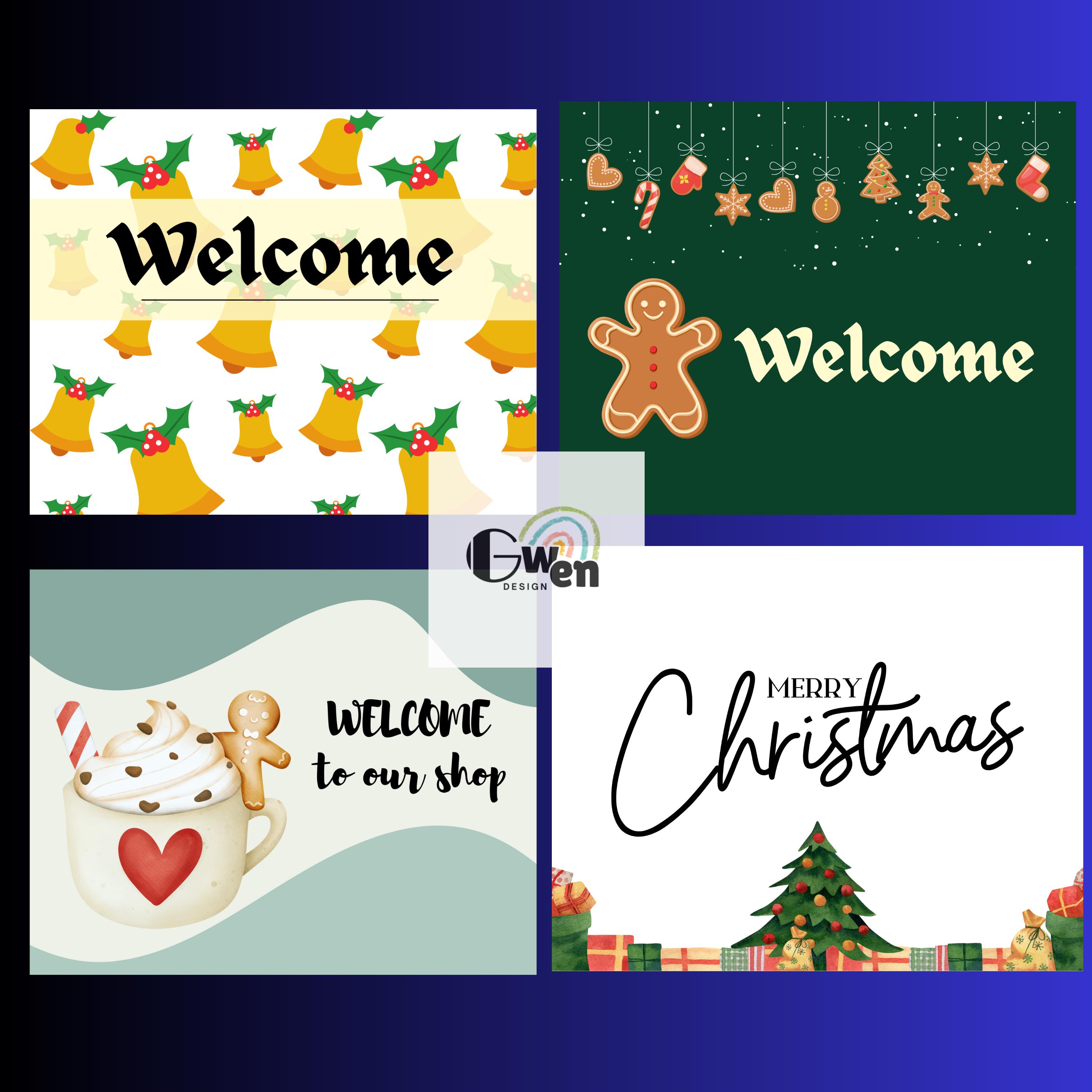 Printable Welcome Poster for Shop Chinese Words Wall Art Christmas ...