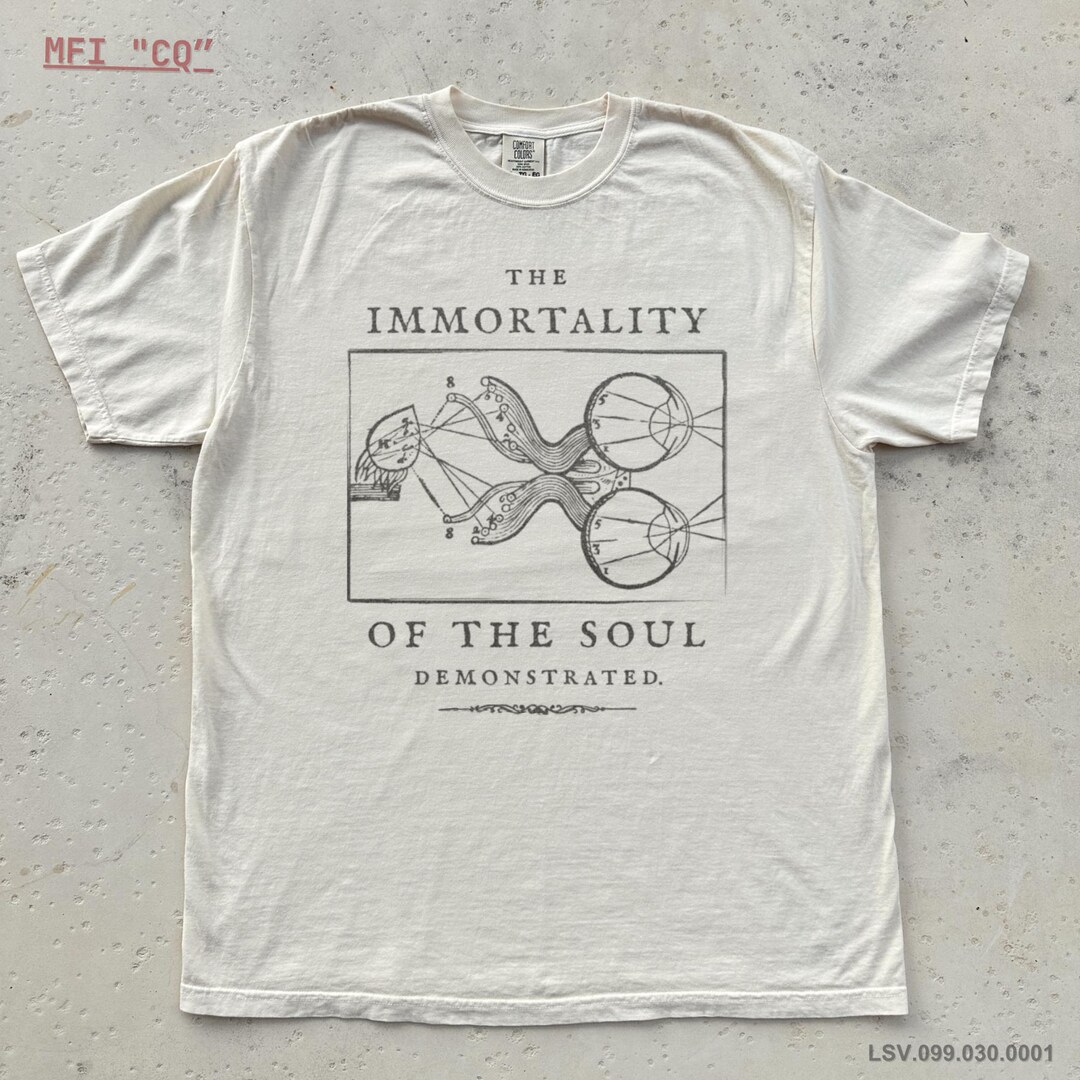 Immortality of the Soul Demonstrated | Cartesian Dualism Woodcut ...