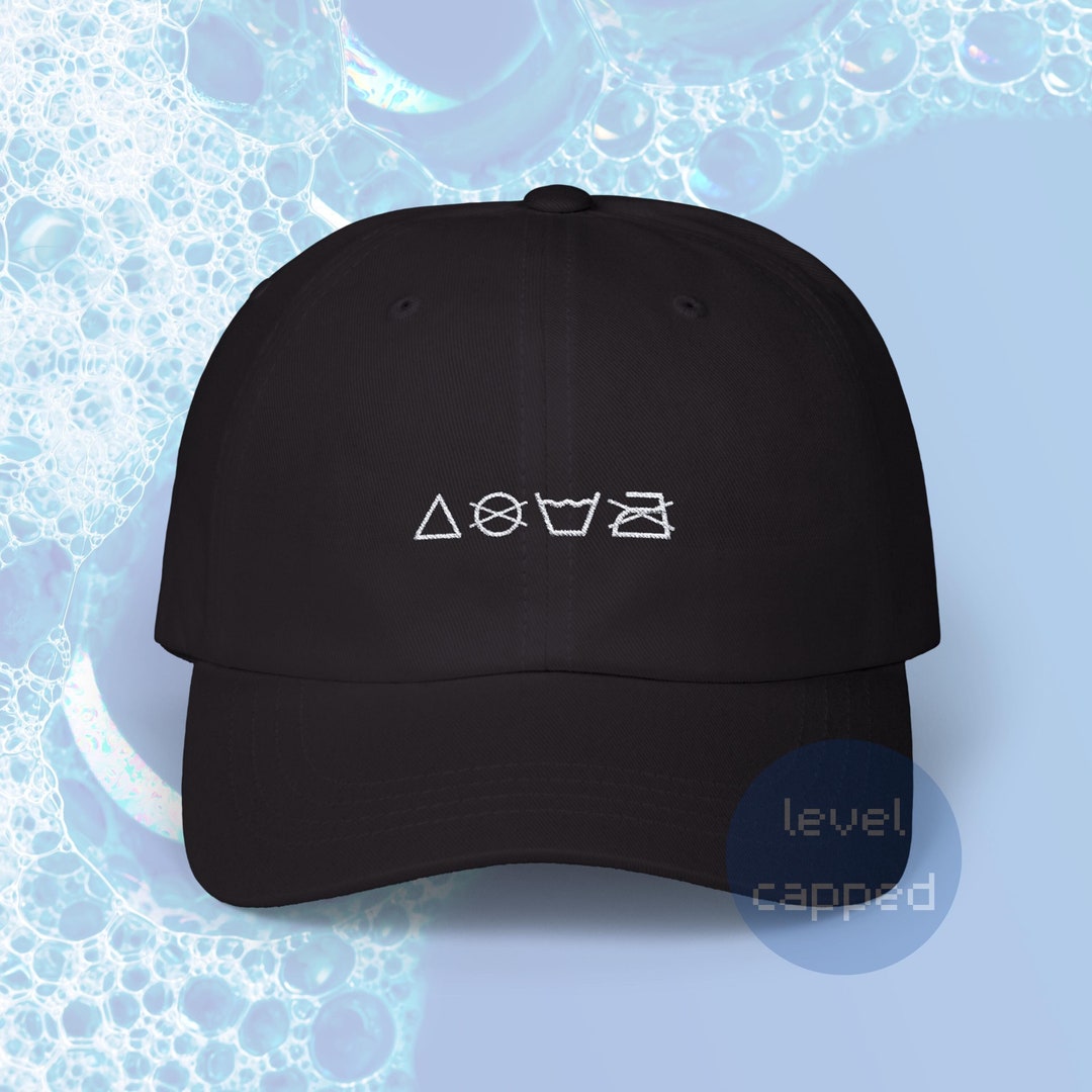 Symbols Cap, Minimalist Style Embroidered Dad Hat, Custom Black Hat ...