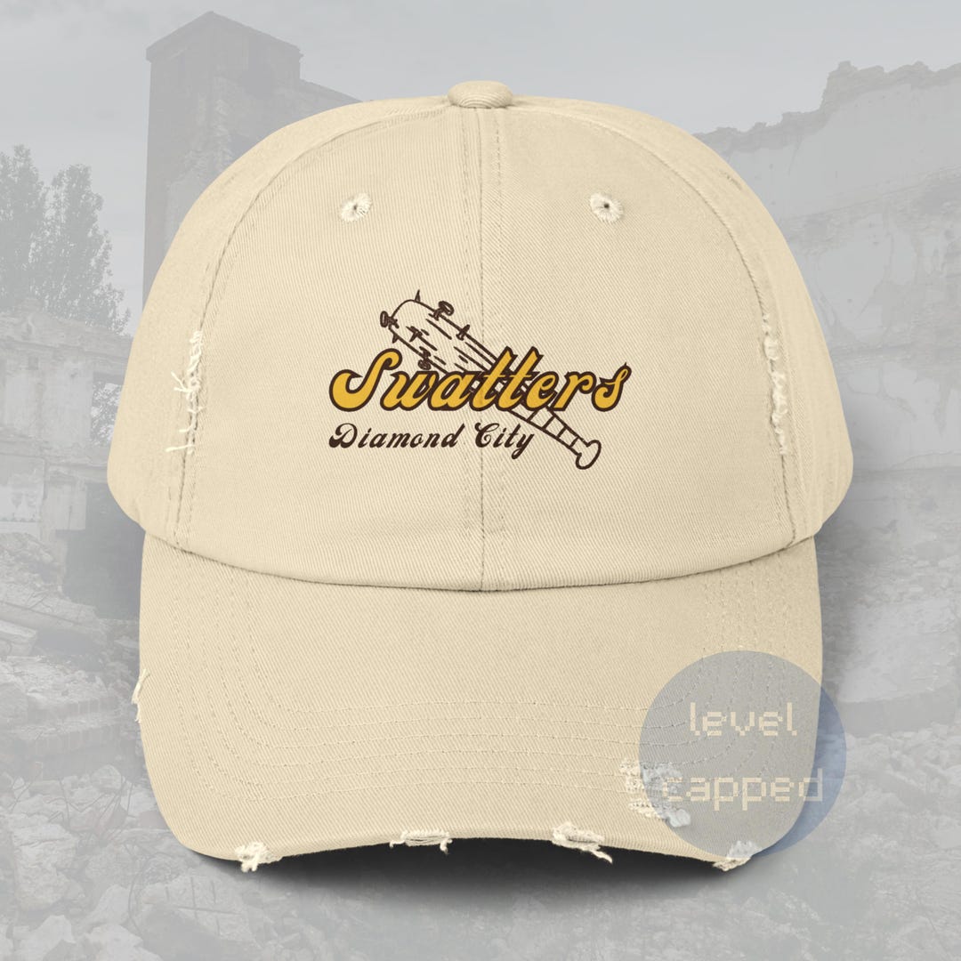 Swatters Hat, RPG Gaming Reference Baseball Cap, Diamond City ...