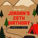 Camp-theme Sign | Event Poster | Birthday Poster | Camping Birthday ...